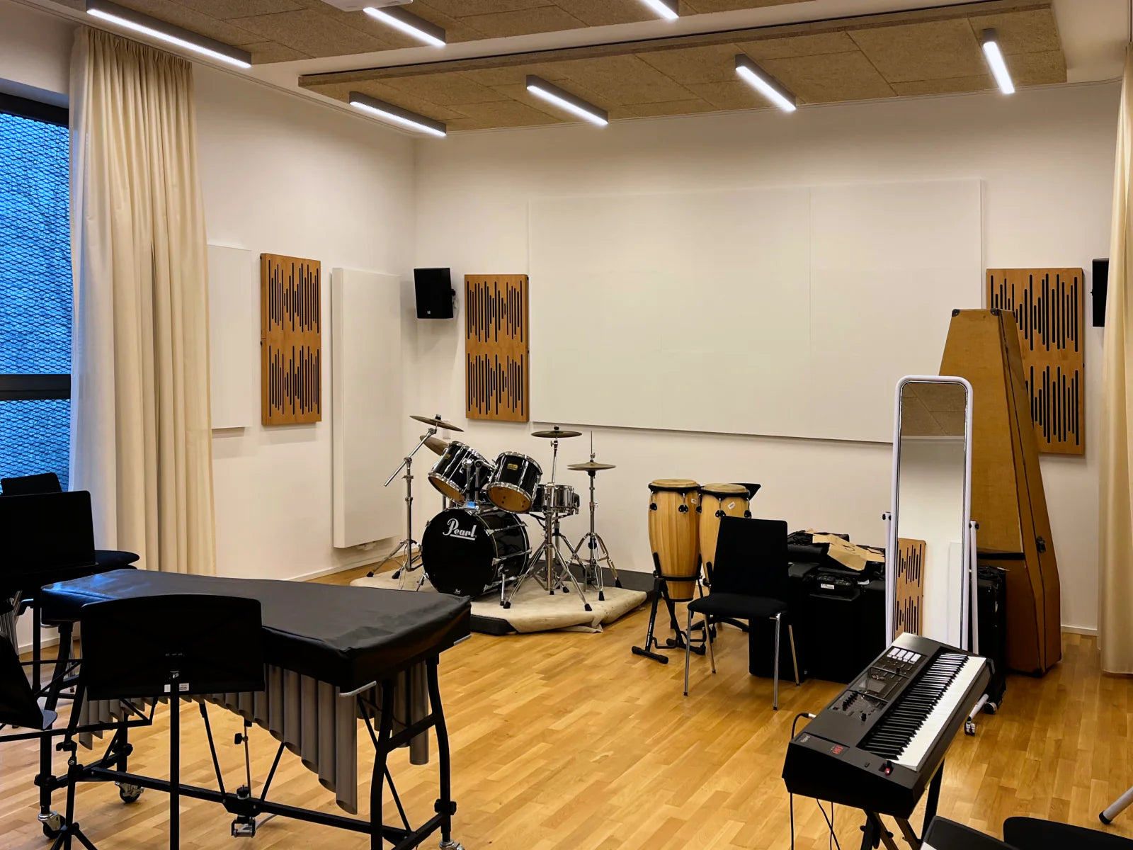 Music School Chamber, Percussion and Band Rooms Acoustic Treatment ...